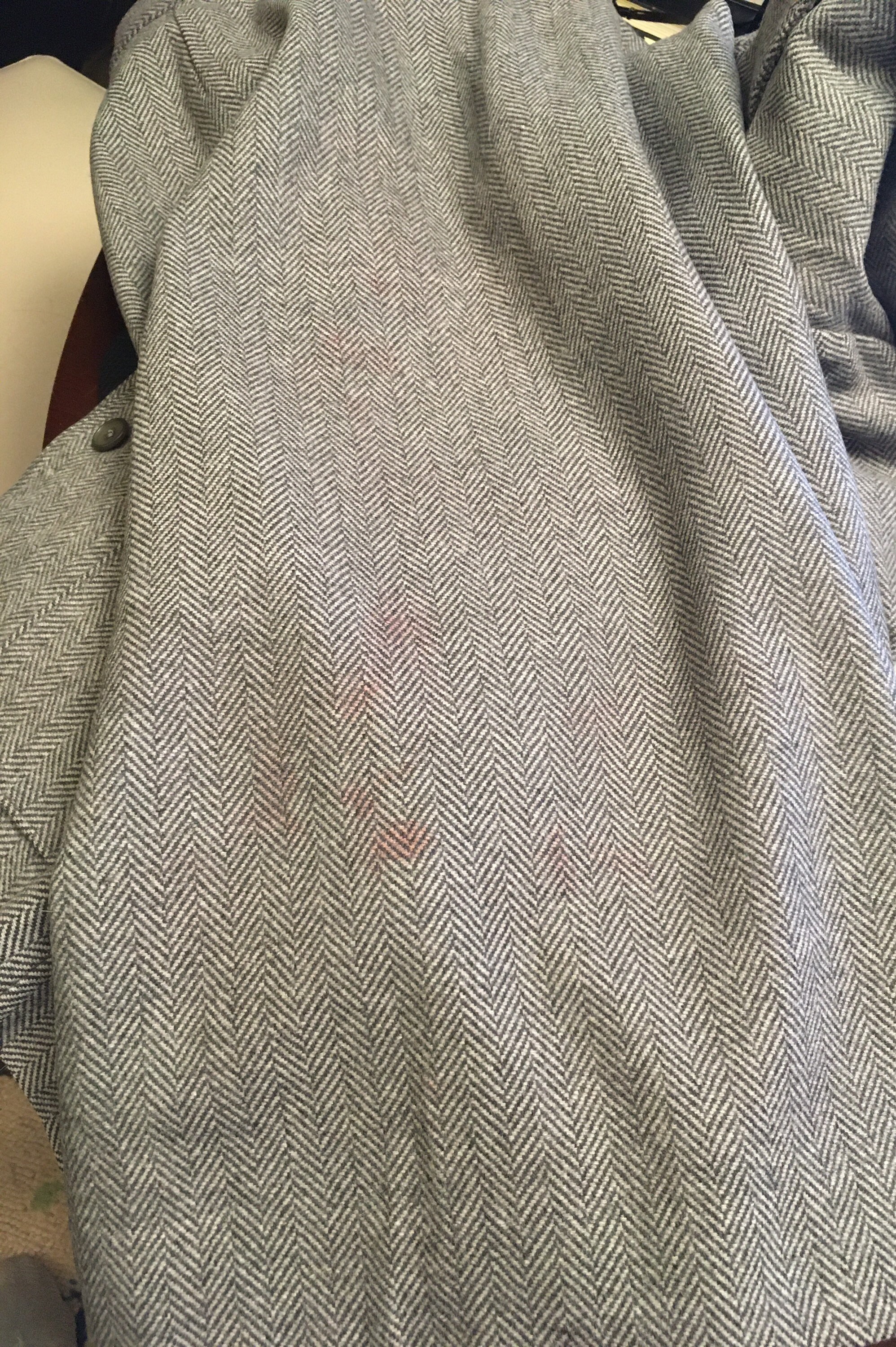 Vintage Gray Herringbone Pendleton Suit Skirt Dark Academic - Etsy