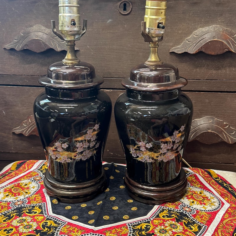 Asian Lamps With Purple - Etsy