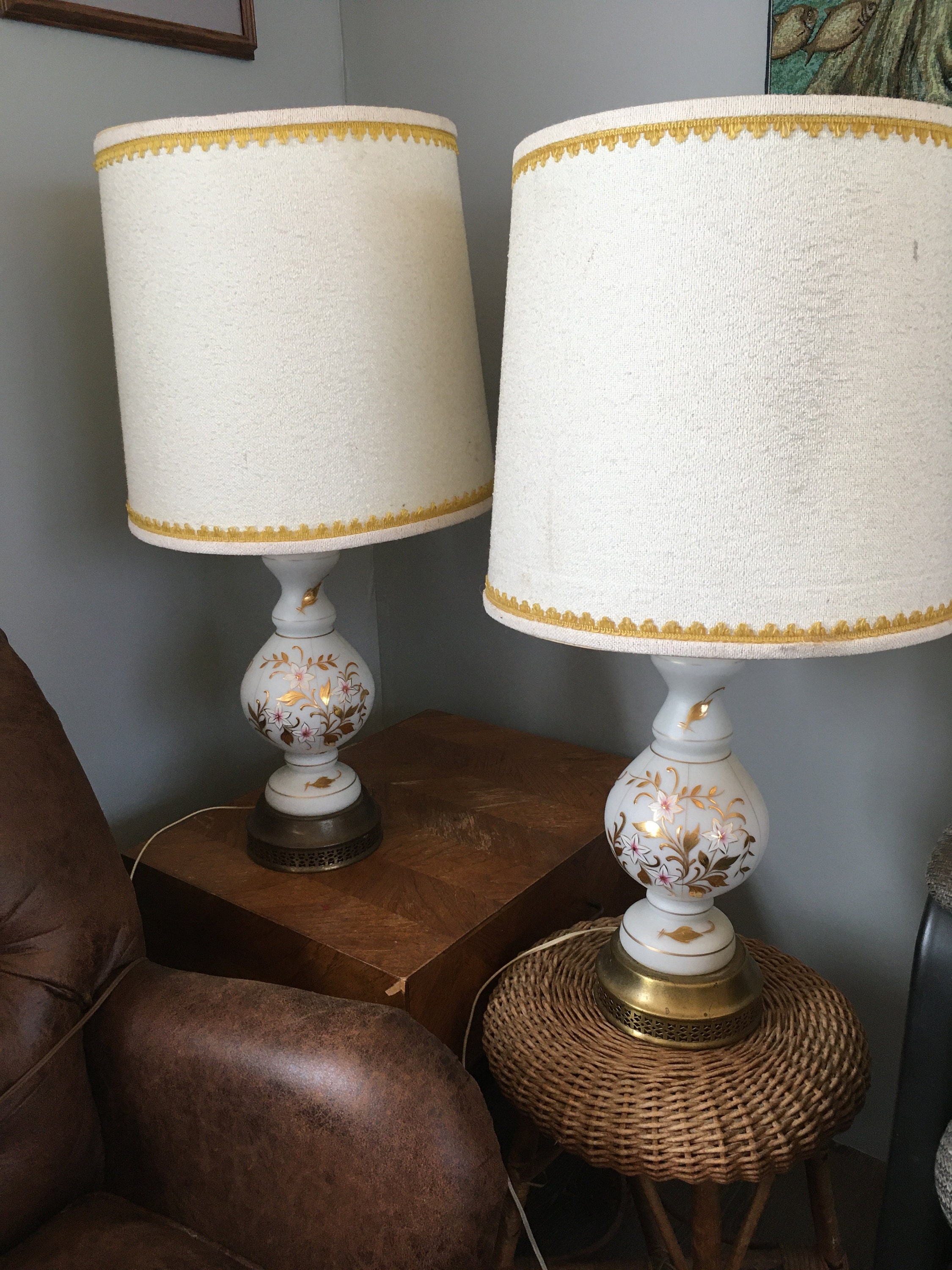 Antique Bavarian Hand Blown Frosted Hand Painted Pink & Gold - Etsy