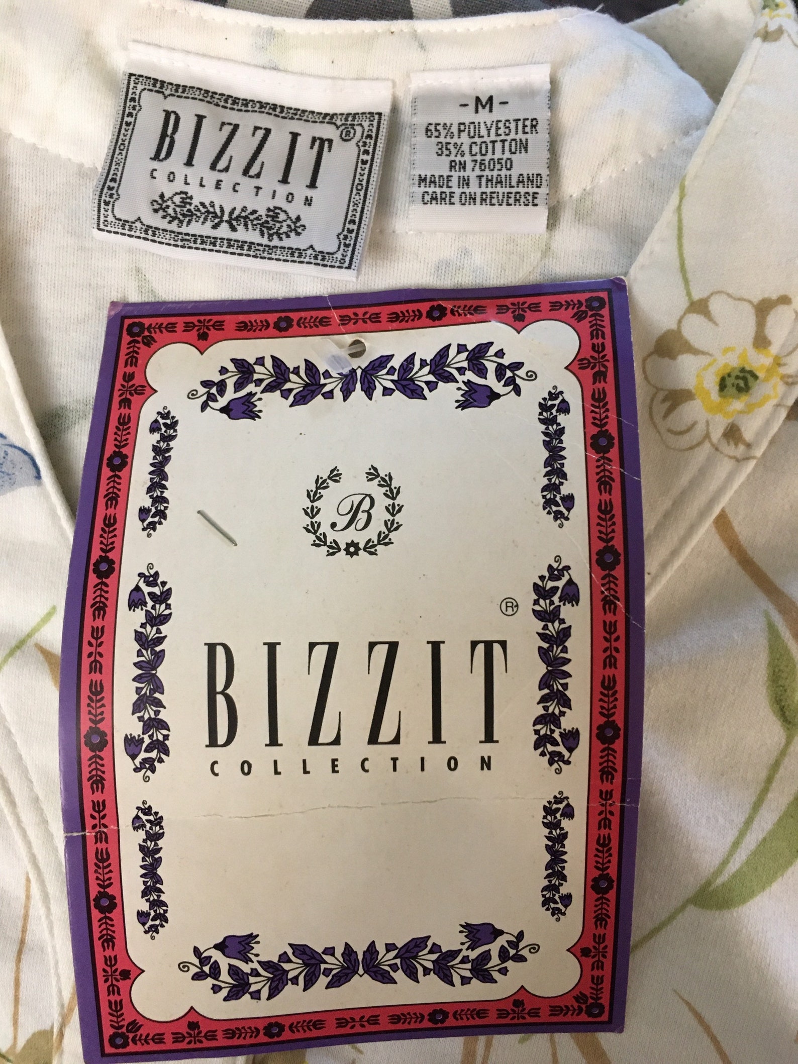 Bizzit Dress Sleeveless Long Floral Medium Coverup Nightgown - Etsy