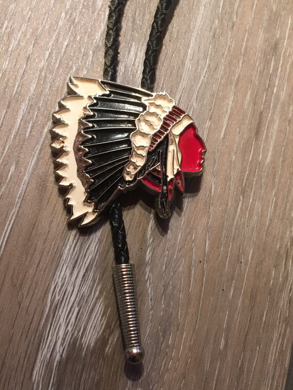 Vintage indian bolo - Gem