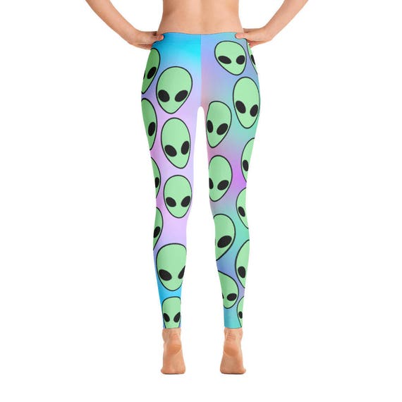 Aliens Leggings Tumblr Hipster Grunge Aesthetic Streetwear | Etsy