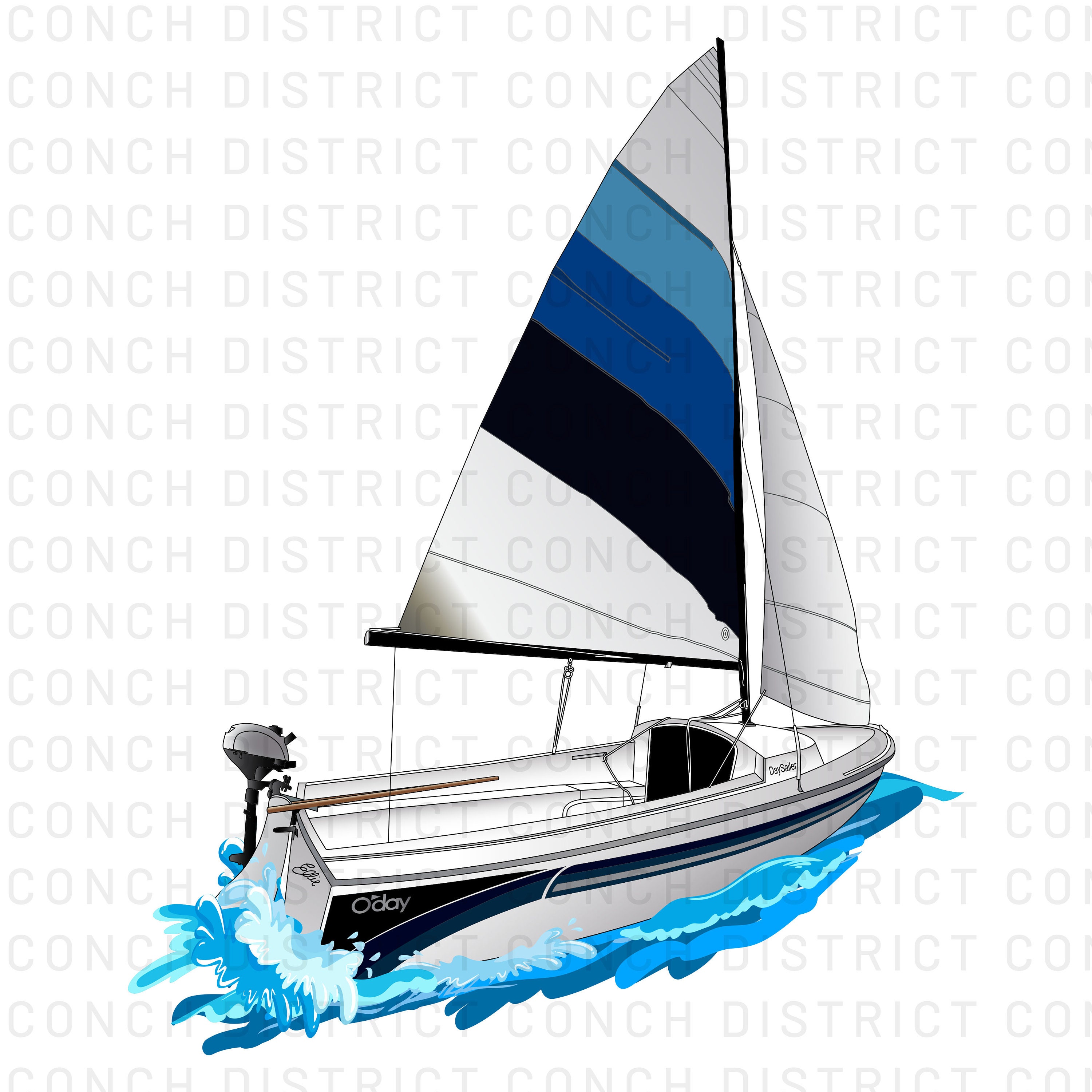 Custom Boat Drawing Boat Vector Line Art Draw Your Boat Your Boat ...