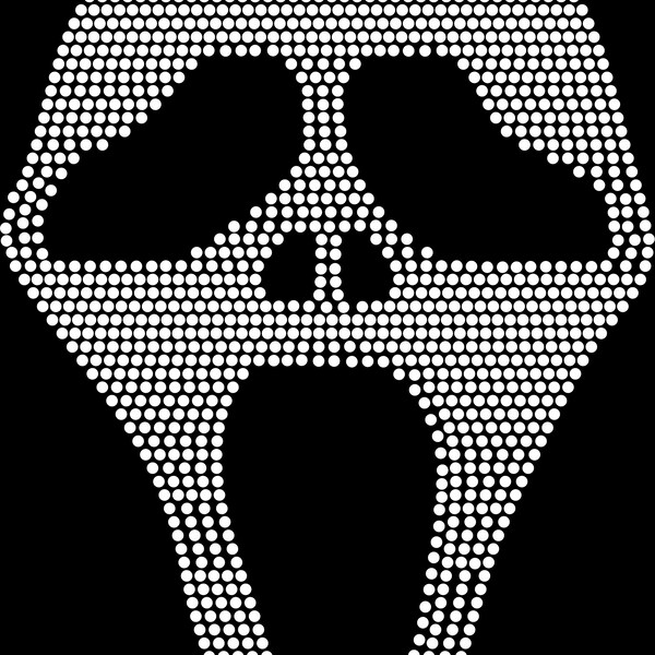 Rhinestone Ghost Face Tumbler - Etsy