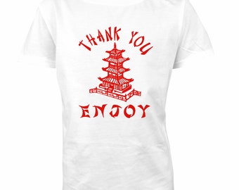 Thank You Enjoy Womens Tshirt - Etsy