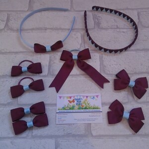 School Hair Accessory School Uniform Hair Set Matching School Hair ...