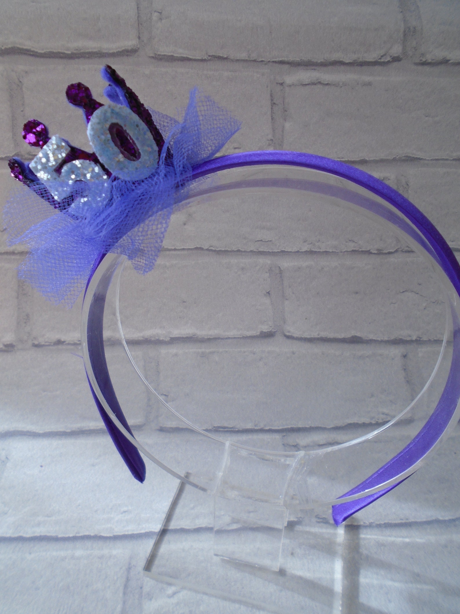 Birthday Crown Age Headband Choose Age Custom Glitter Crown - Etsy UK