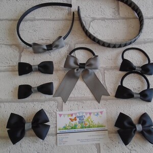 School Hair Accessory School Uniform Hair Set Matching School Hair ...