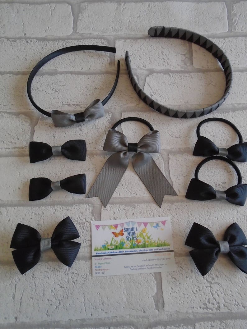 School Hair Accessory school uniform hair set matching school | Etsy