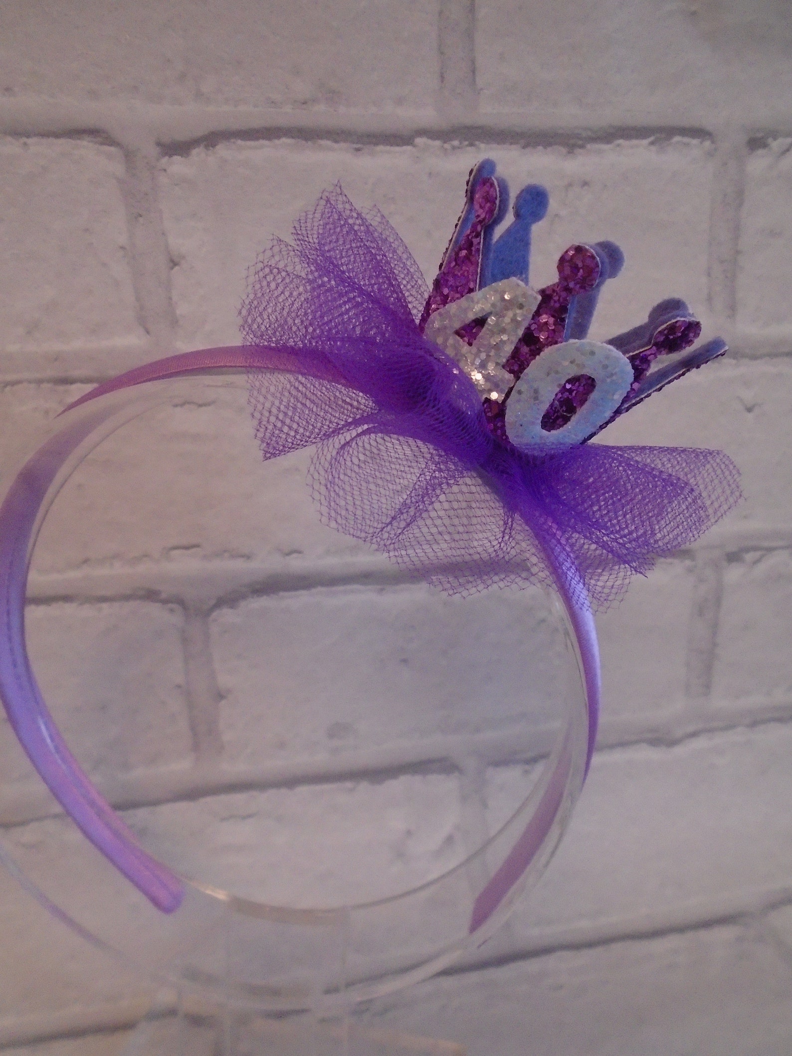 Birthday Crown Age Headband Choose Age Custom Glitter Crown - Etsy UK