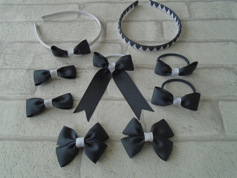 School Hair Accessory School Uniform Hair Set Matching School Hair ...