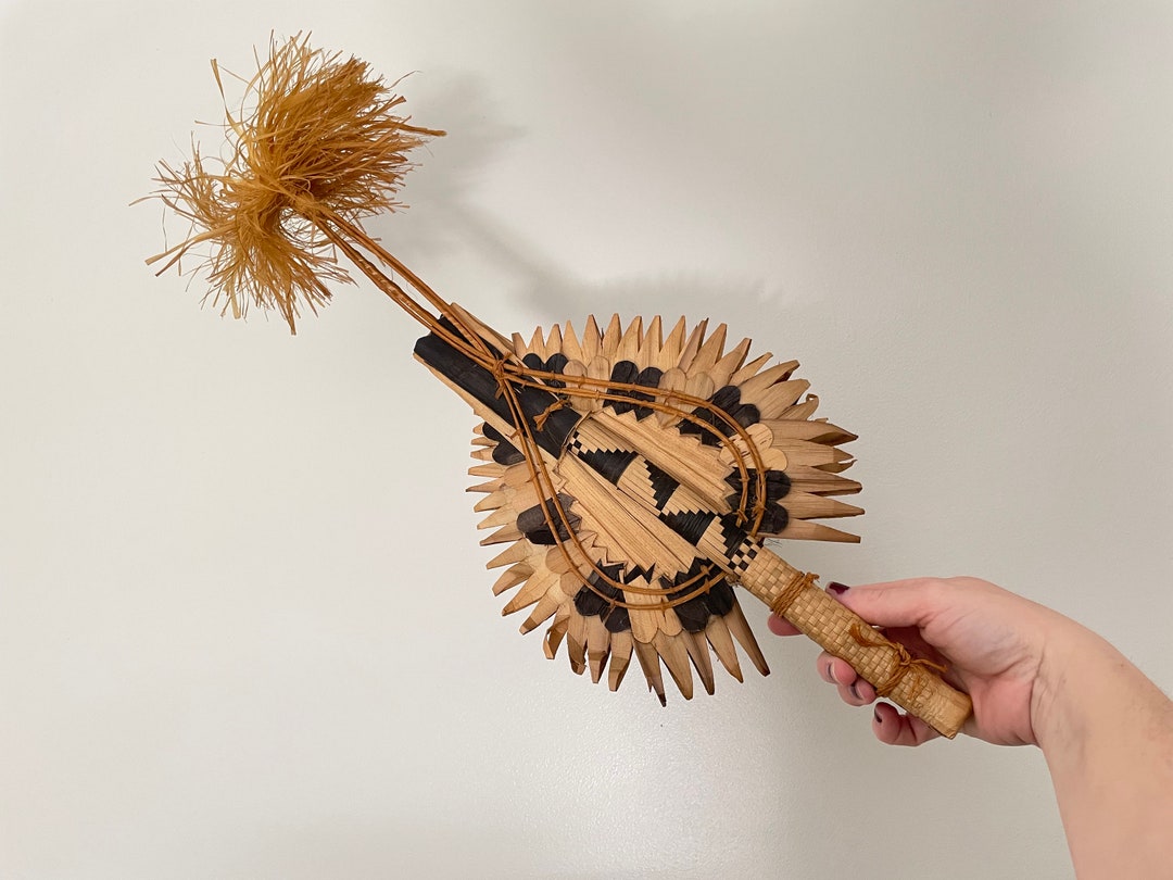 Rare Fijian Warrior Dance Fan - Etsy