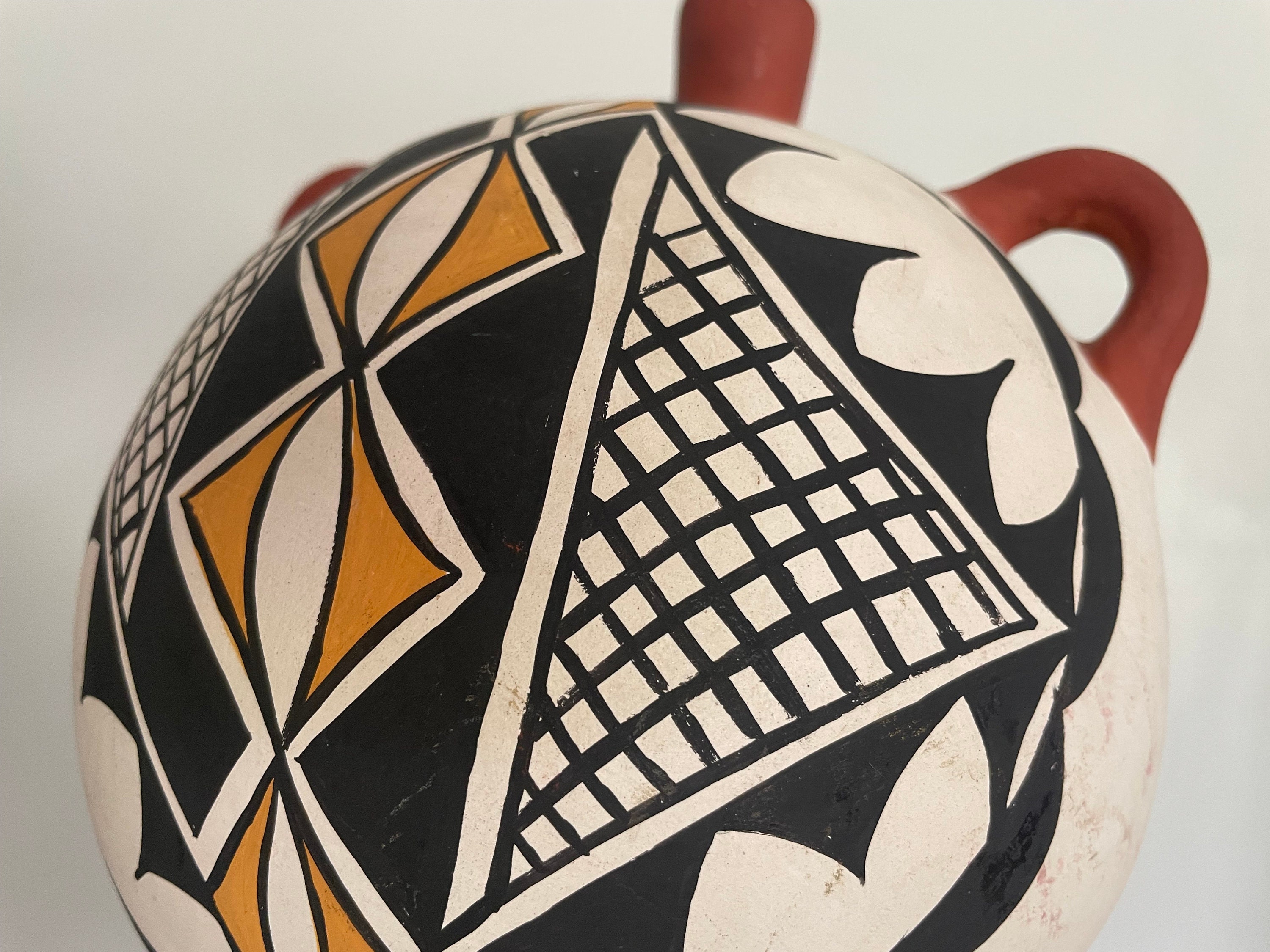 Acoma Pottery Canteen Water Jug - Etsy