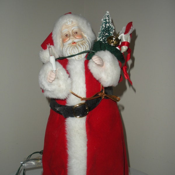 Santa Tree Topper - Etsy