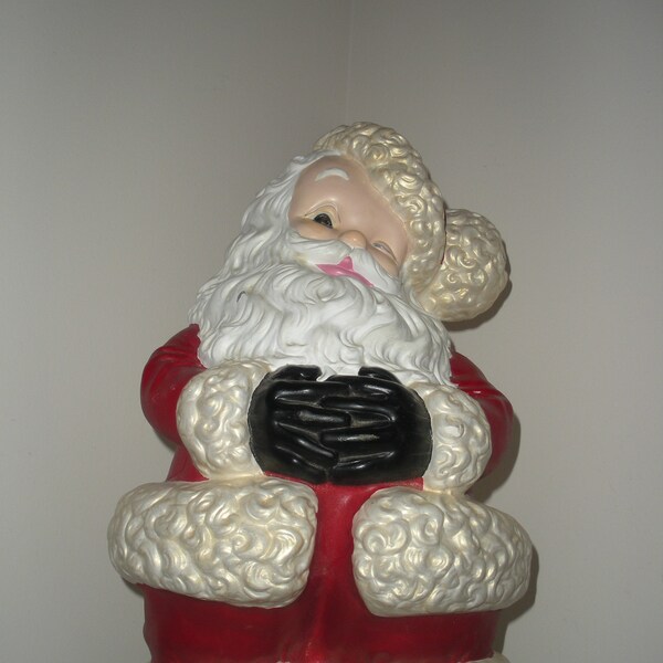 Large Vintage Atlantic Mold Ceramic Winking Santa - Etsy