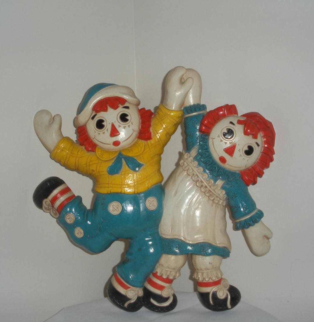 Vintage Ragged Ann and Andy Plastic Wall Art Child Nursery Decor - Etsy