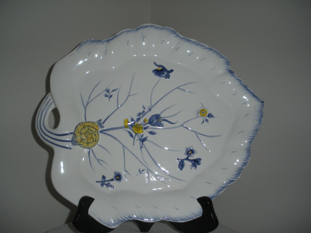 Vintage Spode Leaf Shaped Platter Imperial Garden Tray by SPODE ...