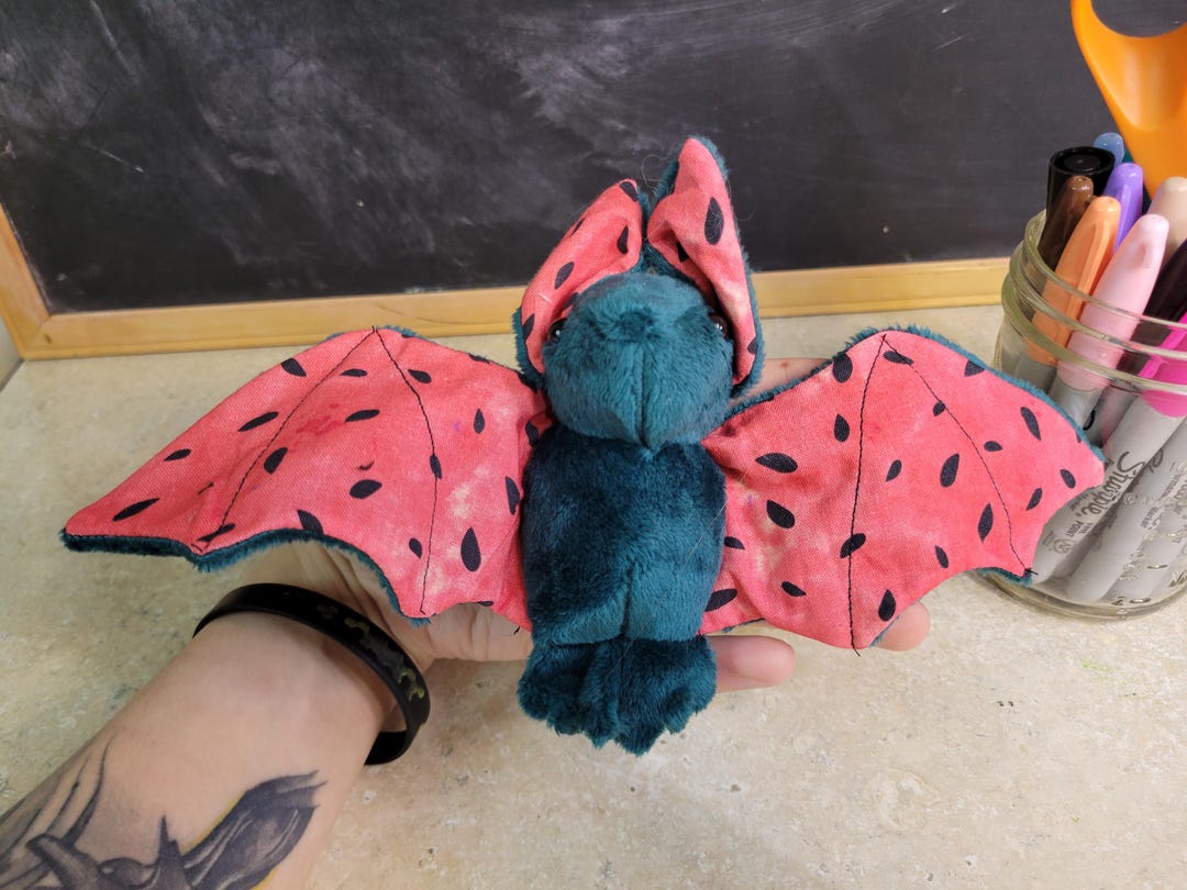 Watermelon Bat Plush - Etsy