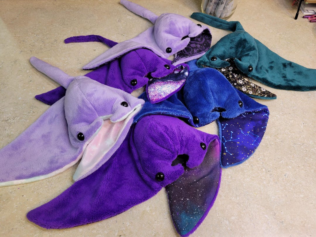 Space Manta Ray Plush - Etsy