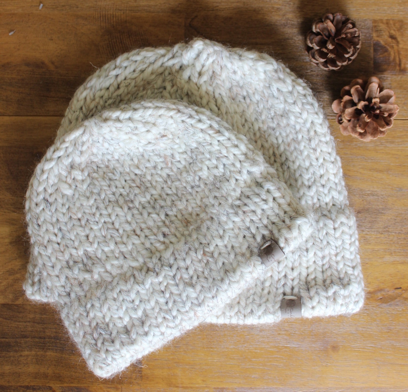 Double Brim Hat Knitting Pattern Knit Hat Pattern Knit - Etsy Canada