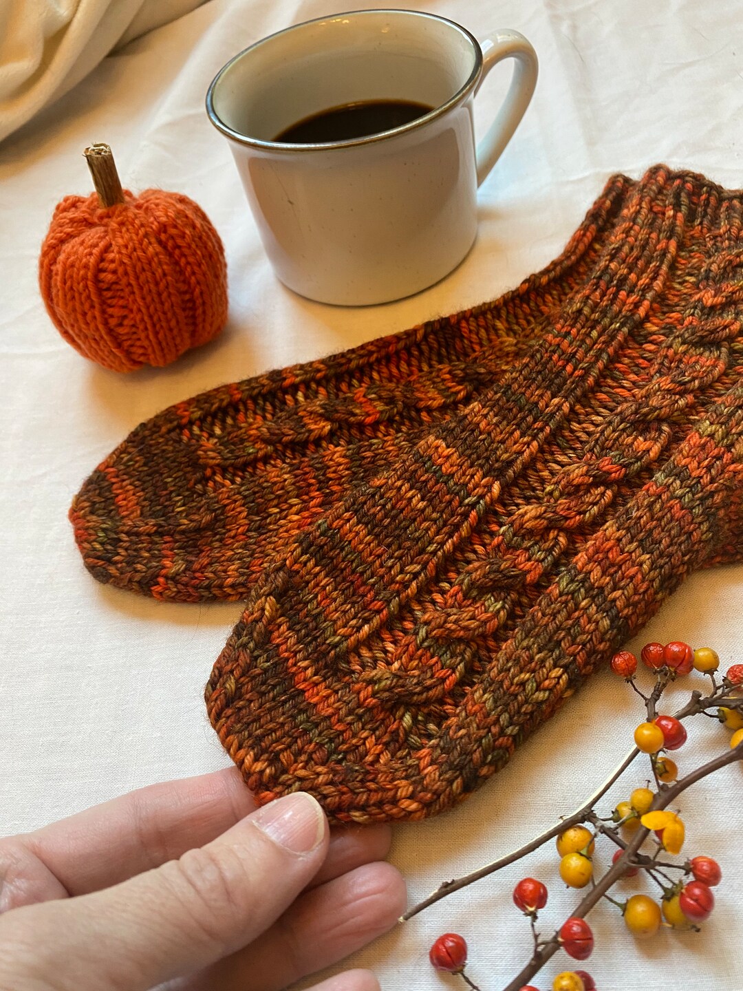 Easy Cabled Sock Knitting Pattern, Video Tutorial, Pattern Support, PDF ...