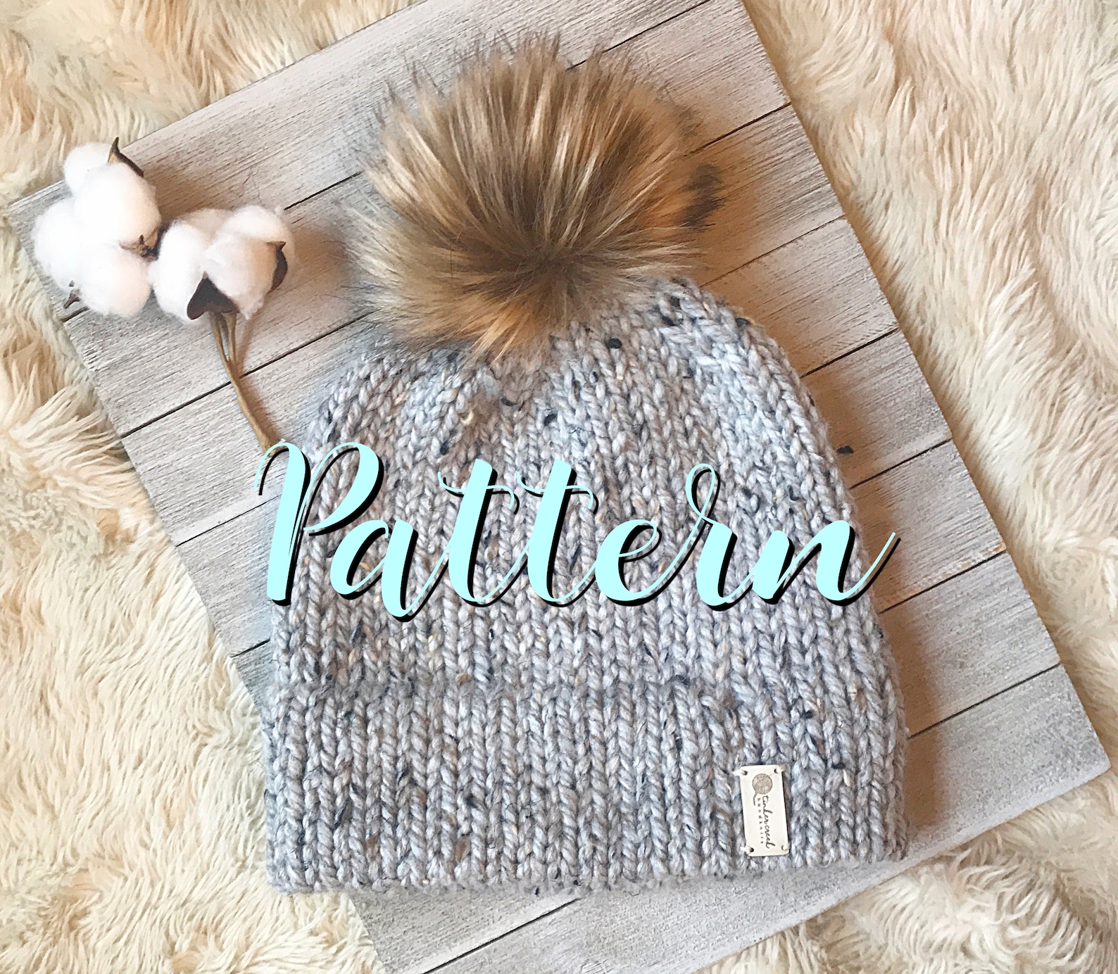 Double Brim Hat Knitting Pattern Knit Hat Pattern Knit - Etsy