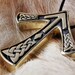 Tyr Rune Pendant, Teiwaz Bronze, Viking Jewelry, Tiwaz Rune Pendant ...