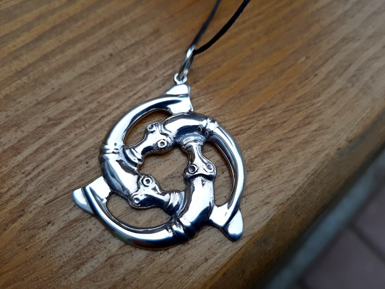 Silver Fish Necklace, Scythian Museum Replica, Fantasy Pendant, Ancient ...