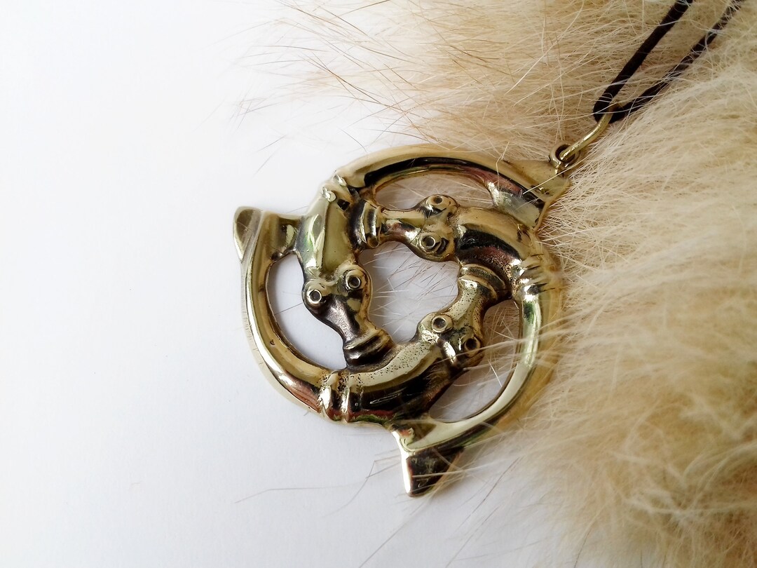Bronze Fish Necklace, Scythian Replica, Fantasy Pendant, Ancient ...