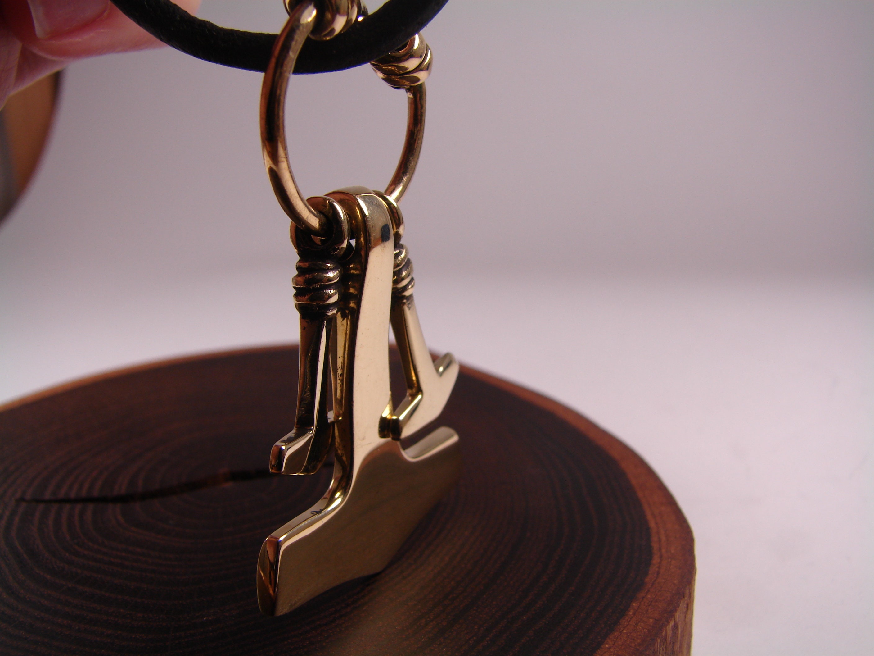 Mjolnir Bronze Thor's Hammer Viking Amulet Necklace - Etsy