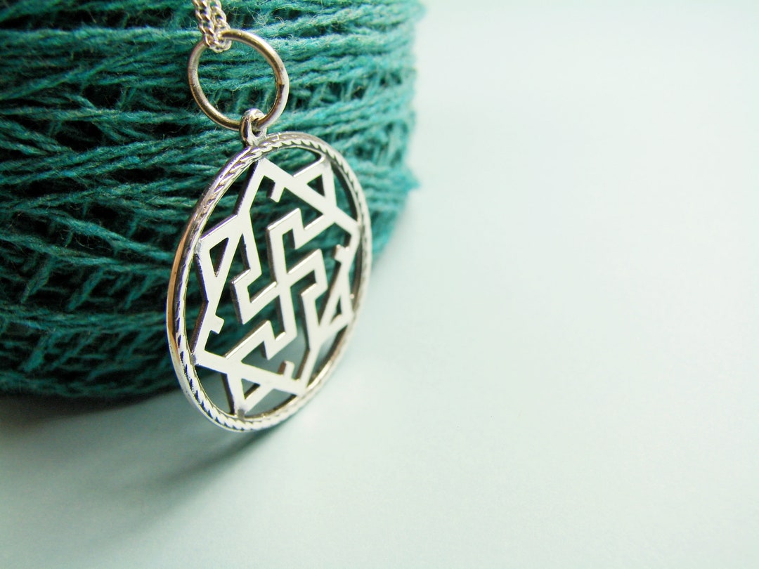 Valkyrie Pendant, Silver, Pagan Jewelry, Slavic Amulet, Valkyrie Symbol ...