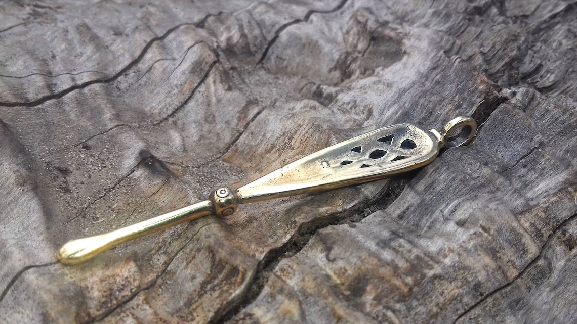 Bronze viking ear spoon Gotland Sweden Reconstruction | Etsy