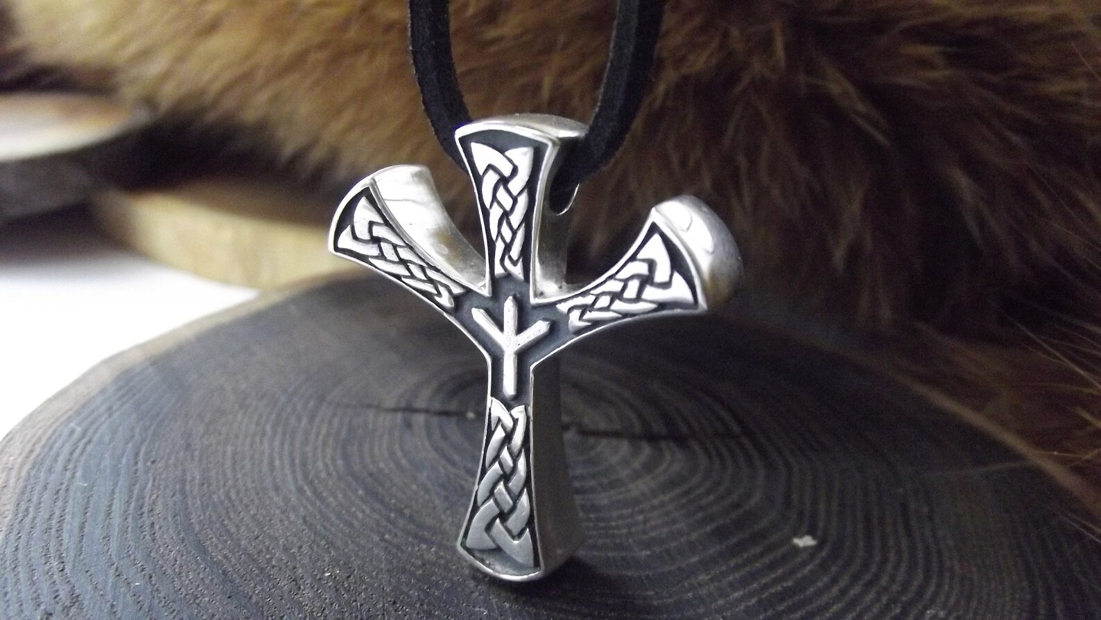 Algiz Rune Pendant Silver Viking Jewelry Celtic Jewelry | Etsy