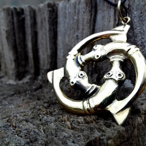 Bronze Fish Necklace, Scythian Replica, Fantasy Pendant, Ancient ...
