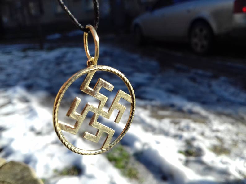 Fern Flower Pendant Perun Necklace Jewelry Pagan Amulet - Etsy