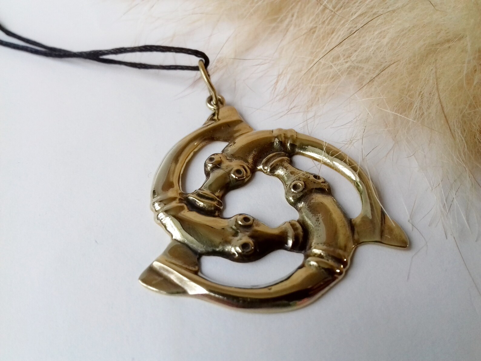 Bronze Fish Necklace, Scythian Replica, Fantasy Pendant, Ancient ...