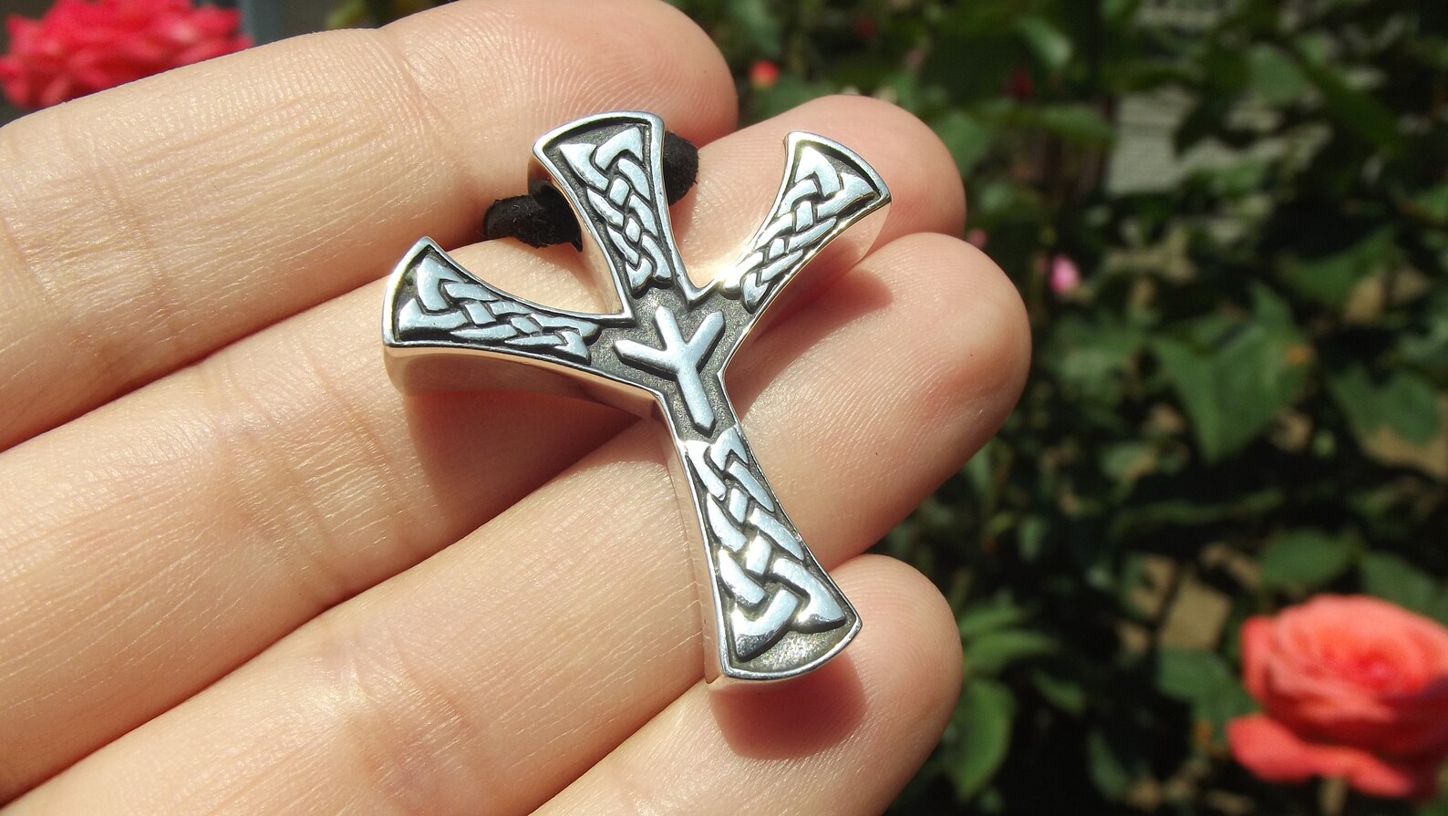 Algiz Rune Pendant Silver Viking Jewelry Celtic Jewelry | Etsy