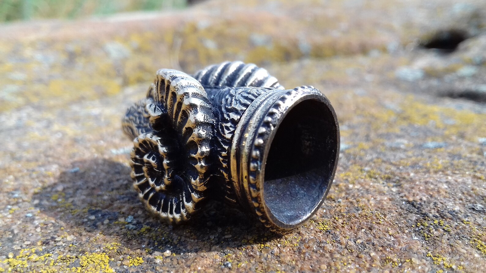 Knife Pommel Ram Head, Goat Bolster for Skewers, Guard Bolster Pommel ...