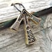 Tyr Rune Pendant, Teiwaz Bronze, Viking Jewelry, Tiwaz Rune Pendant ...