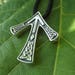 Tyr Rune Pendant Silver Viking Amulet Tiwaz Rune Pendant - Etsy