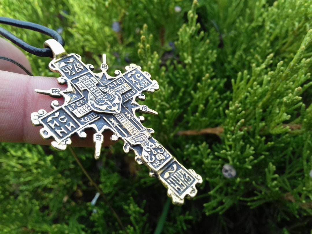 Cossack Cross, Pectoral Cross Pendant 18th Century, Religious Replica ...