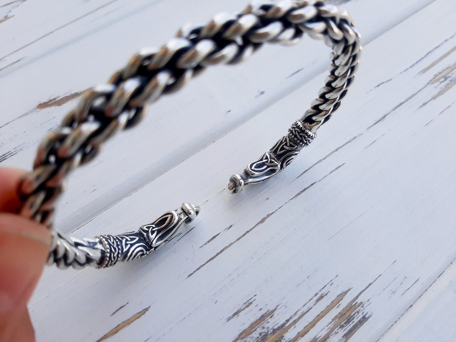 Silver Viking Bracelet Ragnar Lothbrok Arm Ring Viking | Etsy