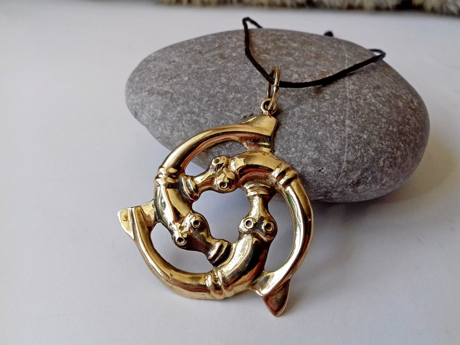 Bronze Fish Necklace Scythian Replica Fantasy Pendant - Etsy