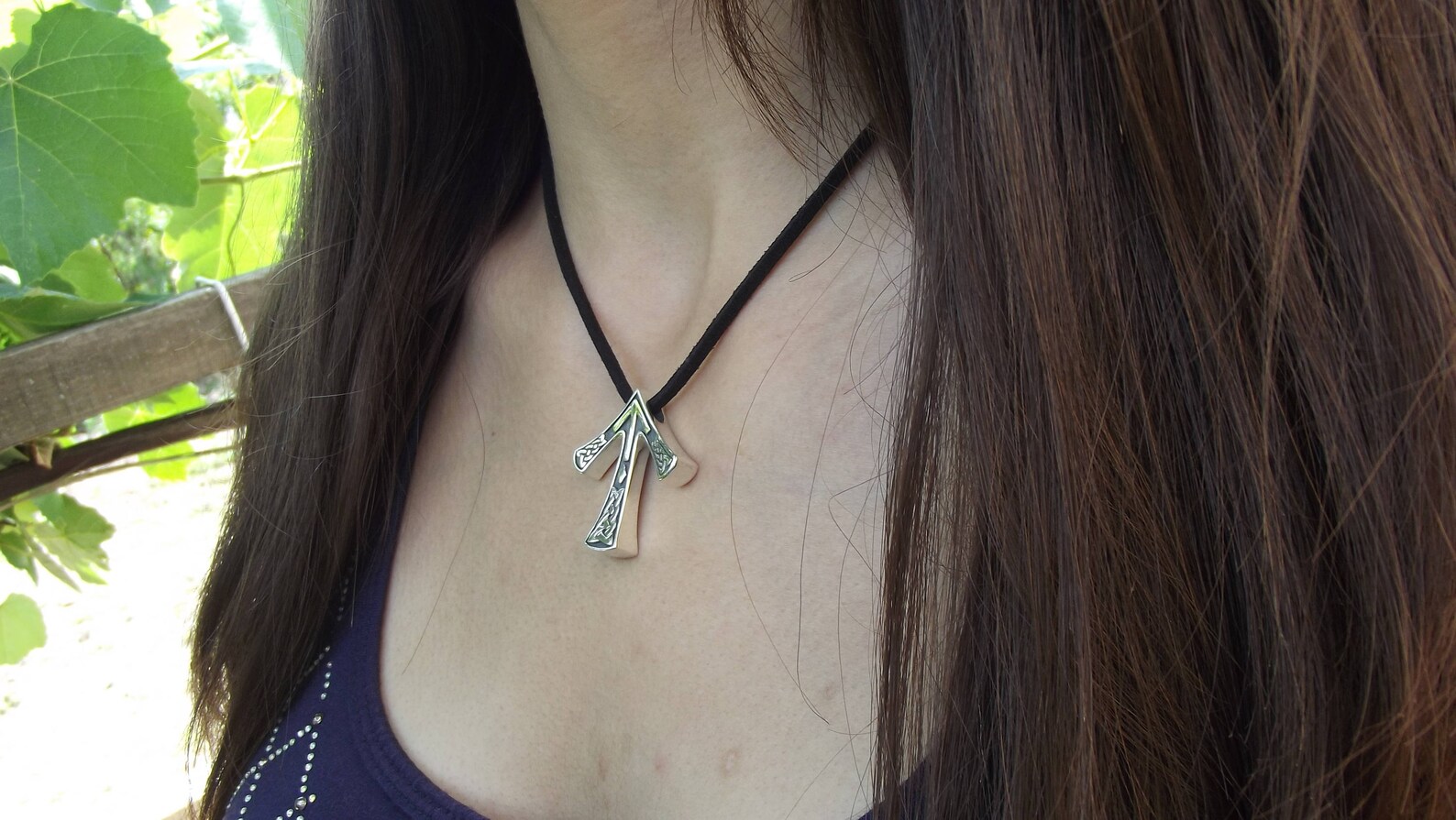 Tyr Rune Pendant Silver Viking Amulet Tiwaz Rune Pendant - Etsy