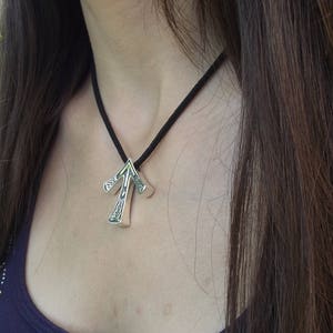 Tyr Rune Pendant, Silver, Viking Amulet, Tiwaz Rune Pendant, Viking ...
