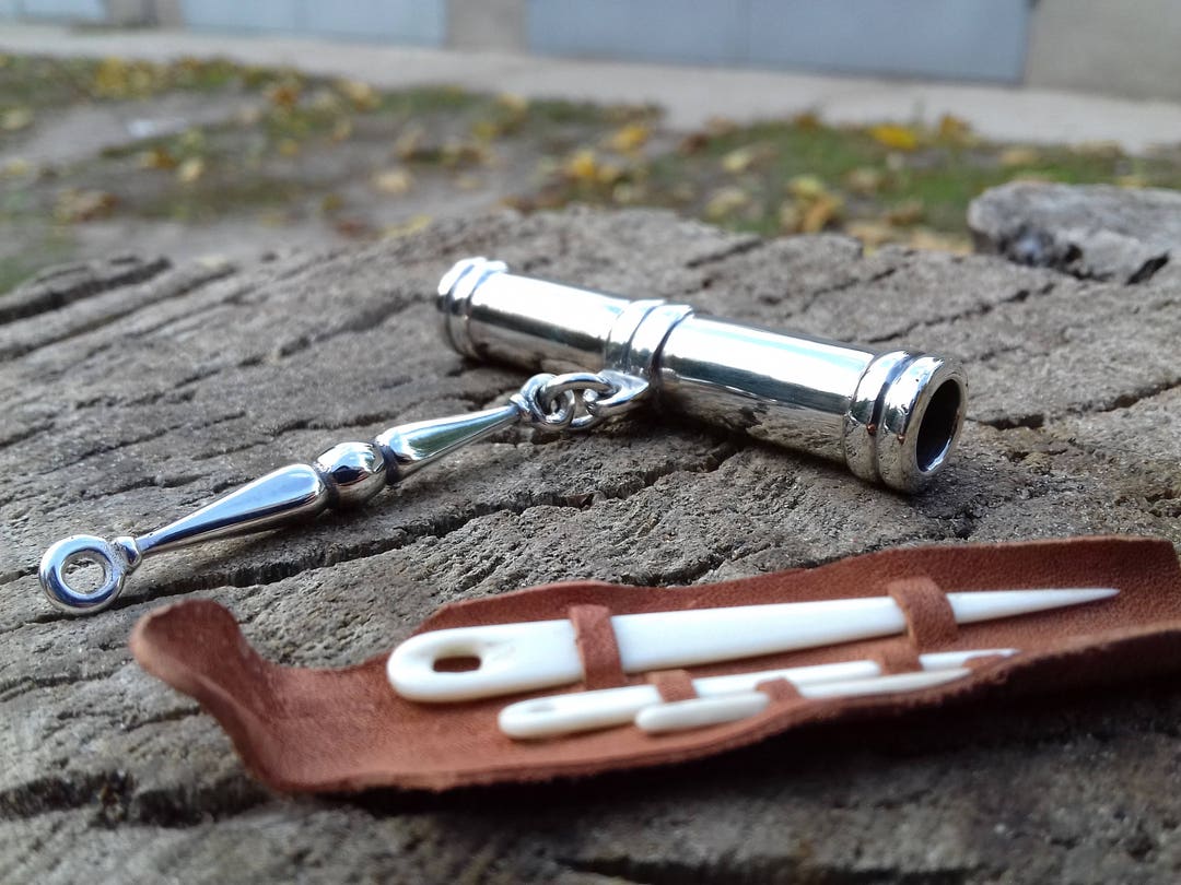 Silver Viking Needle Case, Reconstruction, Viking Age, 10th C Gotland ...