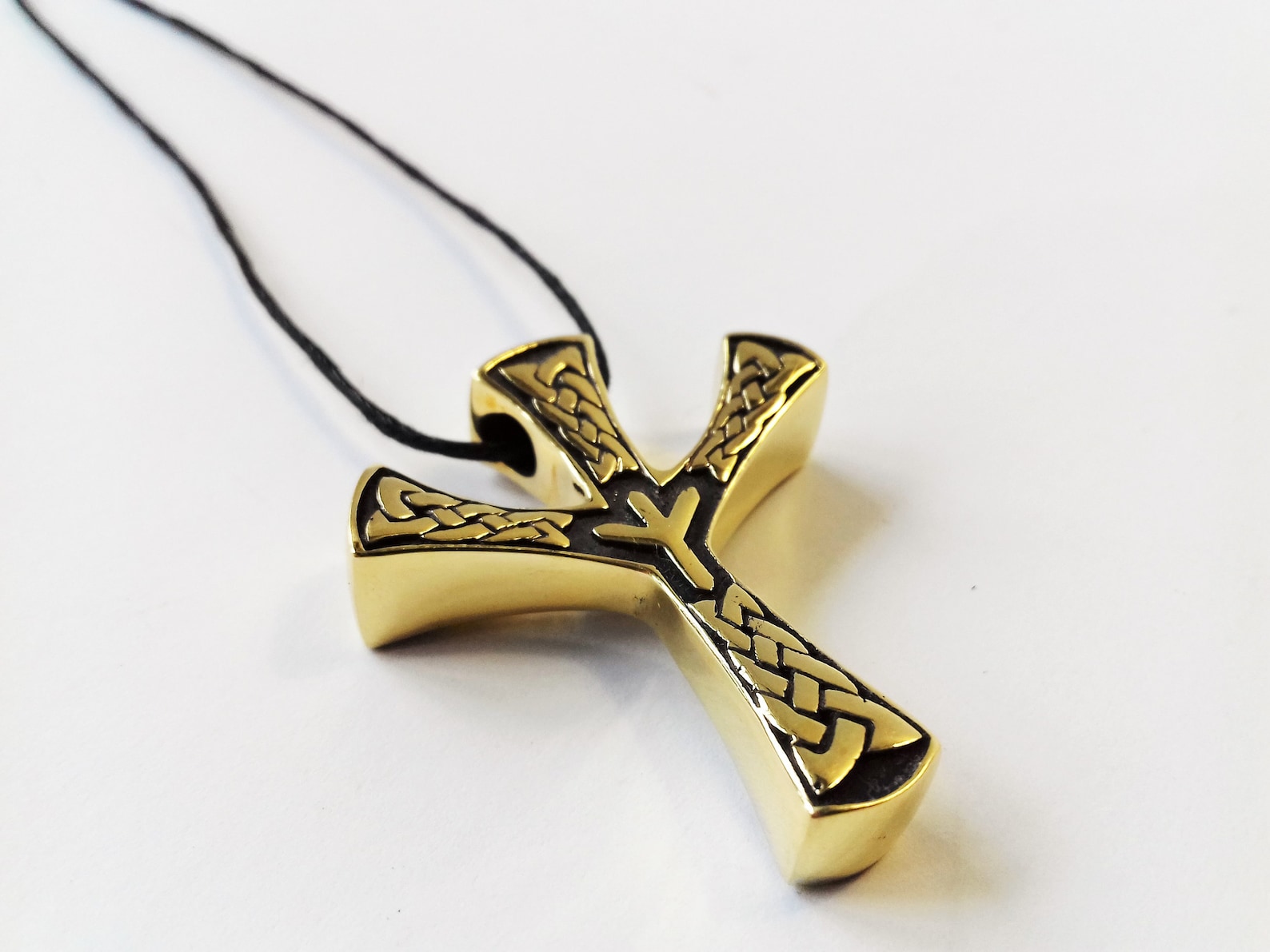 Algiz rune necklace Viking jewelry Occult jewelry Celtic | Etsy