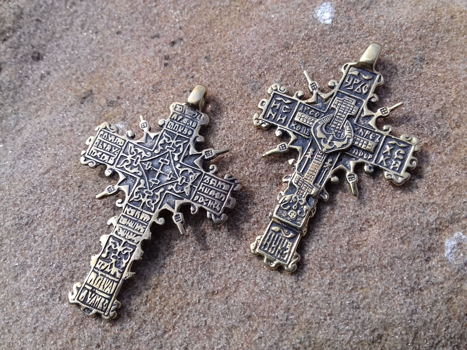 Cossack Cross, Pectoral Cross Pendant 18th Century, Religious Replica ...