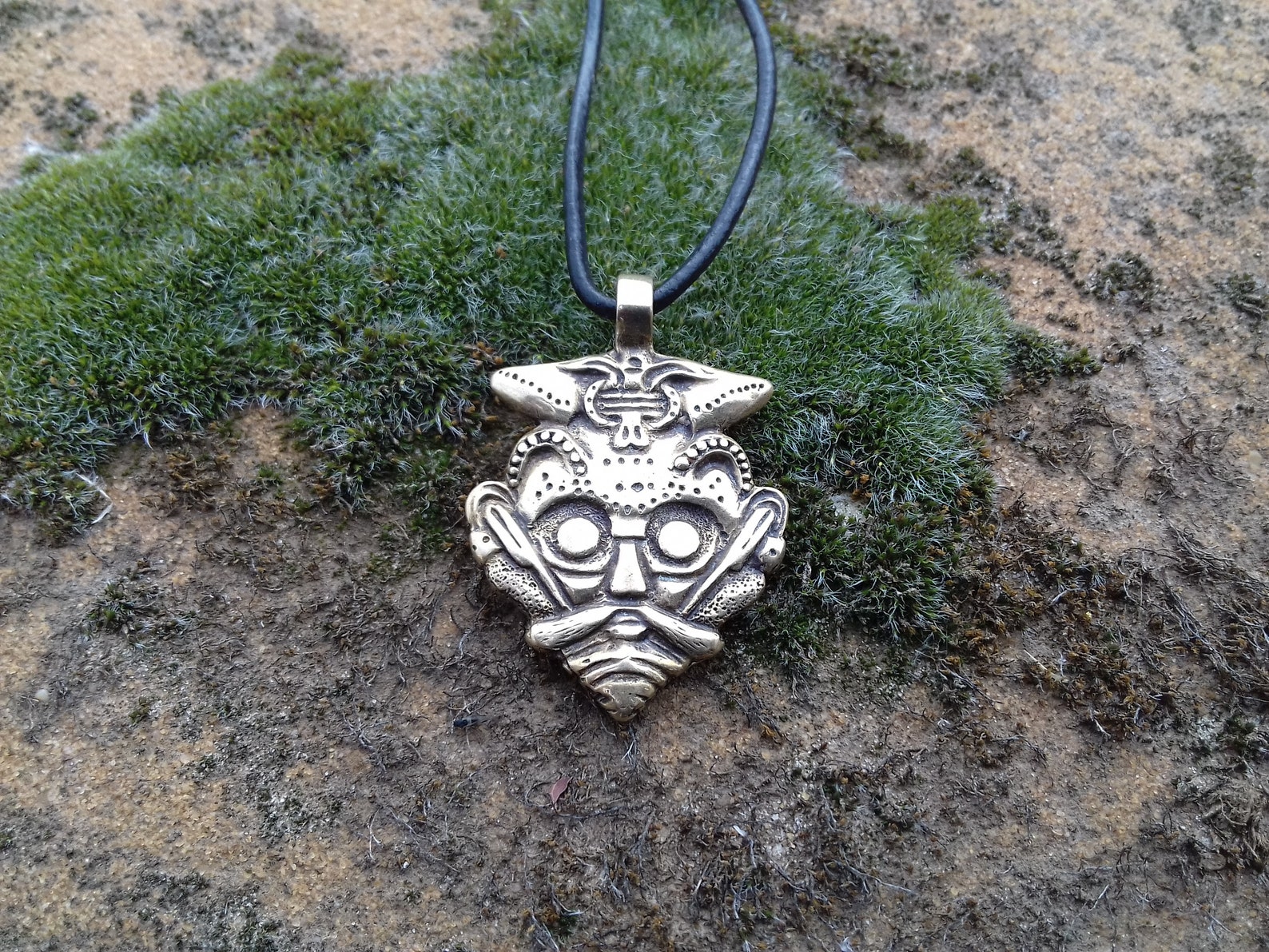 Mask of Odin Mask of Loki Loki Pendant Scandinavian Amulet - Etsy