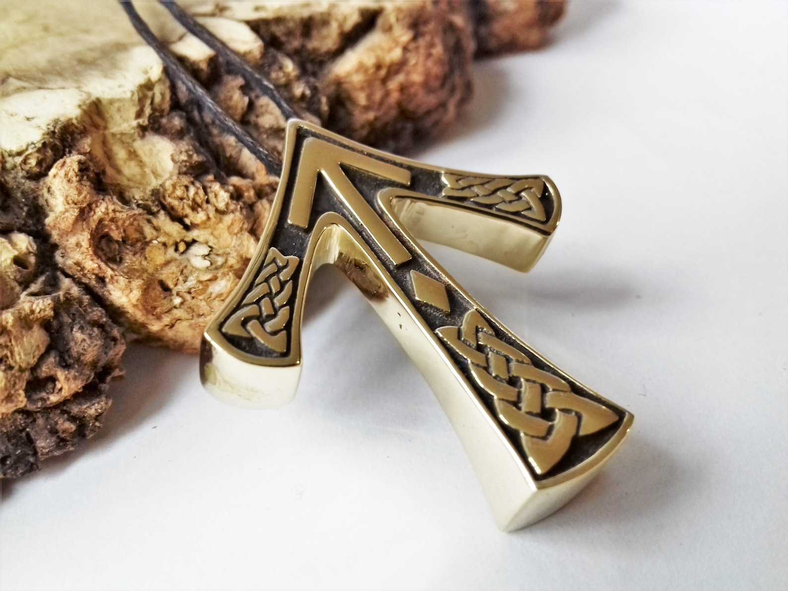 Tyr Rune Pendant Teiwaz Bronze Viking Jewelry Tiwaz Rune - Etsy Canada